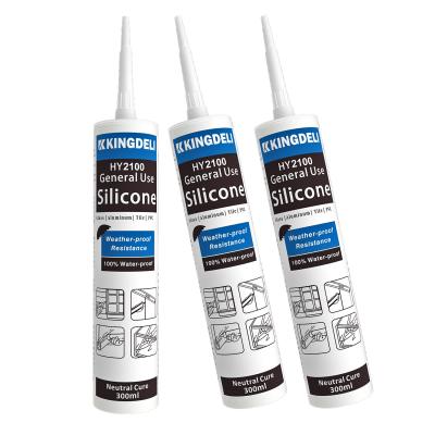 China Neutral Silicon Glue Adhesive RTV Silicone Sealant For Glass for sale