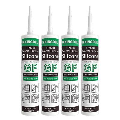 China 300ml Waterproof Glass Sealant Weather Resistance Silicone Glue For Bathroom for sale