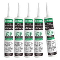 China Glass Clear Acetic Silicone Sealant GP Silicone Adhesive For Bathroom for sale