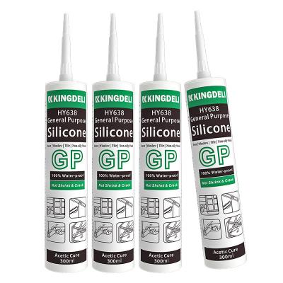 China Anti Fungus Glass Silicone Sealant For Bathroom And Kitchen for sale