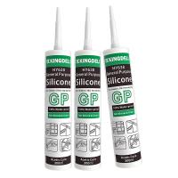 China Acetic GP RTV Glass Sealant Clear Waterproof Silicone Sealant for sale