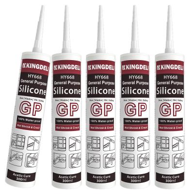 China Weatherproof Curing Window Door Silicone Adhesive Sealant 12 Months Shelf Life for sale