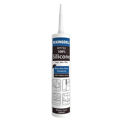China Black Roof Marble Glass Adhesive Joint Acetic Silicone Sealant One Component for sale