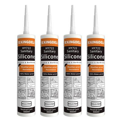 China Adhesive Silicone Sealant GP Waterproof Silicone Sealant For Bathroom Kitchen for sale
