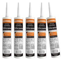 China White Black Neutral Cure Clear Glass Sealant Anti Mildew Transparent Silicone for sale