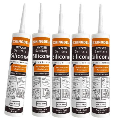China Wholesale Acetic General Purpose Glue Adhesive Sealant RTV Silicone Sealant for sale