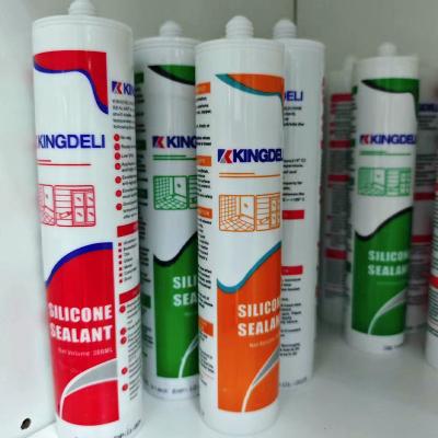China Plastic 300Ml Adhesive Sealant Silicone Acetico With Ce Certificate for sale