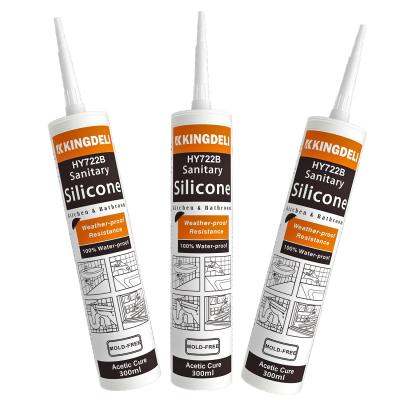 China Factory Direct Waterproof Glass Sealant Silicone Glue For Bathroom for sale