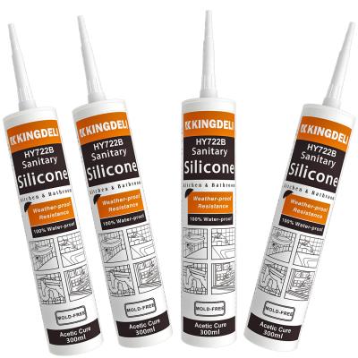 China Acetic General Purpose Multipurpose Silicone Sealant For Mirror for sale