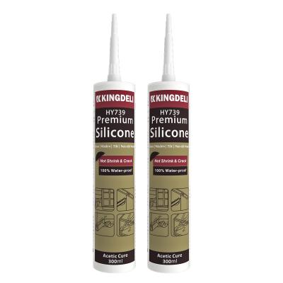 China High Quality Raw Material Barrel White Acetic 300ml Sealant Silicone for sale