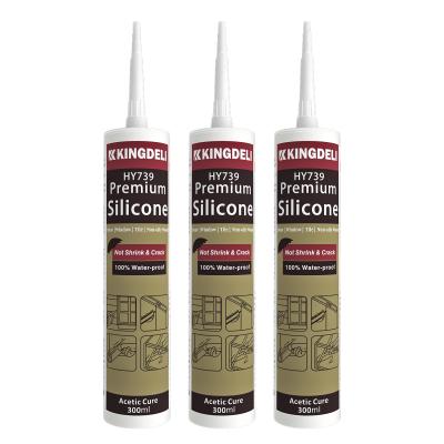China 280g Silicone Sealant Adhesive Seal Bond Gp Clear For Construction for sale