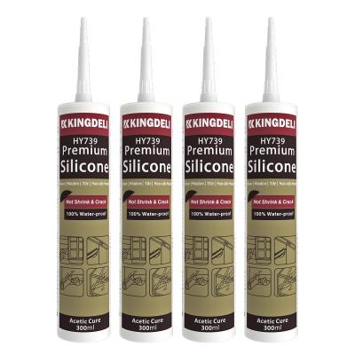 China General Purpose Water And Weather Resistant Acetic Silicone Sealant for sale