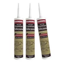 China Oem 300Ml Universal Acetic RTV Transparent Water Resistant Silicone Sealant for sale