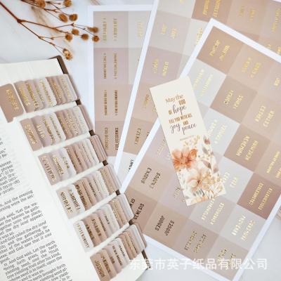 China 3D Letter Bible Index Tab Custom Designs Durable For Wide Range Application for sale