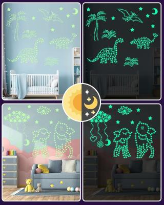 China Eco Friendly Luminous Wall Sticker Nightlight Sticker Simple Installation For Decorations for sale