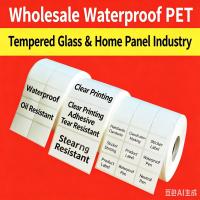 China Waterproof PP White Sticker Removable Adhesive Vinyl Stickers for sale