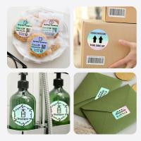 China Waterproof Industrial Packaging Labels Thermal Printing Stickers Custom Design for sale