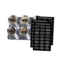 China Kitchen Spice Bottle Labels Oil Resistant Food Sticker With Multiple Shapes for sale
