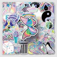 China Water Resistant Custom Holographic Stickers Scratch Resistant For Wide Application Scenarios for sale