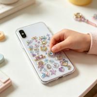 China Magic Gem 3D Epoxy Resin Stickers For Kids Sparkly Decorative Fairy Wand Bubble Stickers for sale