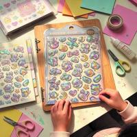 China 3D Custom Epoxy Stickers Holographic Puffy Bubble Stickers For Kids DIY Decor for sale