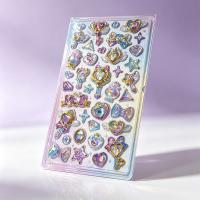 China Magic Gem 3D Epoxy Resin Stickers For Kids Sparkly Decorative Fairy Wand Bubble Stickers for sale