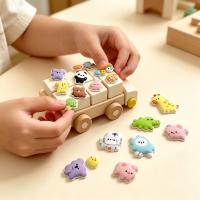 China Waterproof Puffy Animal Stickers 3D Shaker Stickers For Kids DIY Decoration for sale