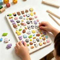 China Waterproof Puffy Animal Stickers 3D Shaker Stickers For Kids DIY Decoration for sale