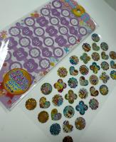 China Water Resistant Custom Holographic Stickers Scratch Resistant For Wide Application Scenarios for sale