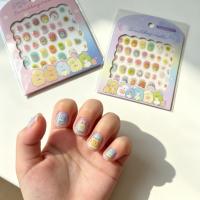 China Custom 3D Dome Kids Nail Stickers OEM ODM Safe Removable Cartoon Epoxy Dome Nail Stickers for sale