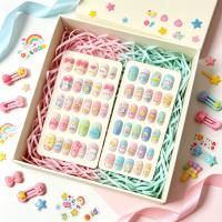 China Custom 3D Dome Kids Nail Stickers OEM ODM Safe Removable Cartoon Epoxy Dome Nail Stickers for sale