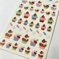 China Custom Sparkle Glitter Foam Stickers Puffy 3D Cartoon Creative Label For Kids DIY for sale