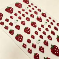 China Custom Sparkle Glitter Foam Stickers Puffy 3D Cartoon Creative Label For Kids DIY for sale