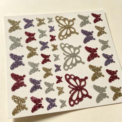 China Custom Sparkle Glitter Foam Stickers Puffy 3D Cartoon Creative Label For Kids DIY for sale
