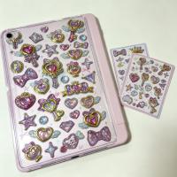 China Glitter PVC Foam Sticker 3D Puffy Stickers Raised Gold Foil Bubble Stickers For Kids for sale