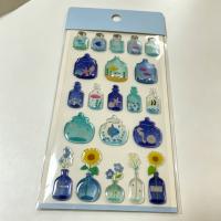 China High Clear Epoxy Dome Stickers Hot Gold Foil Cartoon 3D Resin Stickers Kids DIY OEM ODM for sale