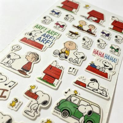 China Cute Cartoon Custom Washi Stickers Journal Scrapbook Decor Creative Label Kids Handmade Stickers for sale