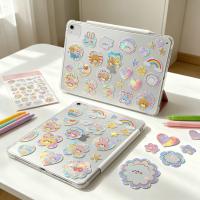 China Colorful Laser Cartoon Stickers Multi Purpose DIY Decoration Customizable Kids Craft Stickers for sale