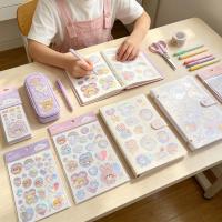 China Colorful Laser Cartoon Stickers Multi Purpose DIY Decoration Customizable Kids Craft Stickers for sale
