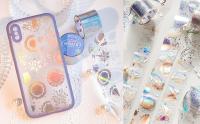 China Transparent OPP Cultural And Creative Journal Decoration Stickers Waterproof Vinyl Labels for sale