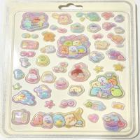 China Clear Personalized Candy Stickers 3D Transparent Epoxy Bubble Stickers Cute Cartoon DIY Decorative for sale