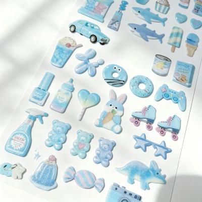 China Custom Creative Label Versatile Writing Paper Stickers Hand Writeable Stickers for sale