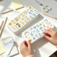 China Custom Creative Label Versatile Writing Paper Stickers Hand Writeable Stickers for sale