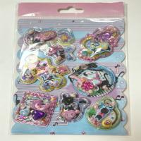 China Die Cut Water Shaker Stickers Custom Cartoon Pattern Liquid Shaking Sticker For Scrapbooking Gift for sale