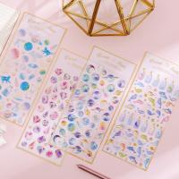China Custom 3D Epoxy Stickers with Gold Foil for Scrapbooking & Journaling for sale
