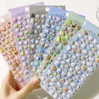 China Custom 3D Foam Puffy Stickers Sheets with Cute Animal & Food Designs for sale