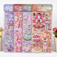 China Custom Multi-Layer 3D Foam Puffy Dress-Up Stickers for sale