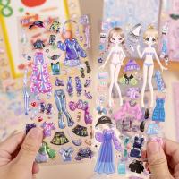 China Custom Multi-Layer 3D Foam Puffy Dress-Up Stickers for sale