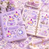 China Custom 3D Silver Foil Glitter Epoxy Stickers with Gem Decorations for sale