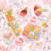 China Custom 3D Clear Glitter Epoxy Stickers with Cute Cartoon Designs for sale
